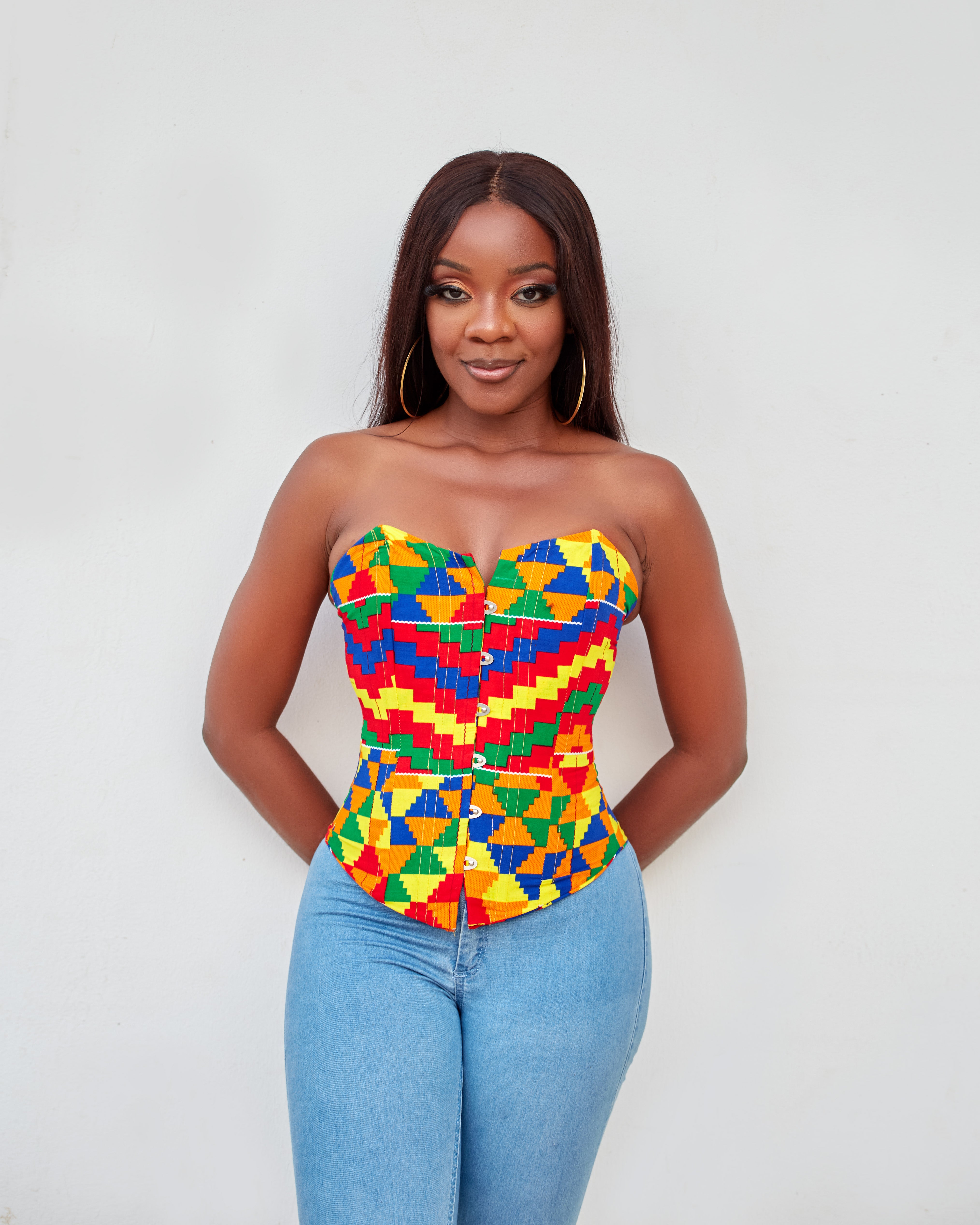 Adepa kente corset – TrueFond